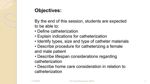 Urethral Catheterization Ppt