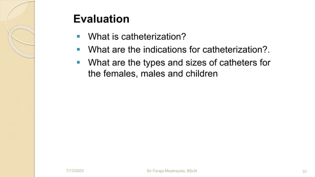 URETHRAL CATHETERIZATION.ppt