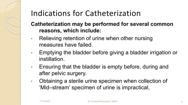 URETHRAL CATHETERIZATION.ppt