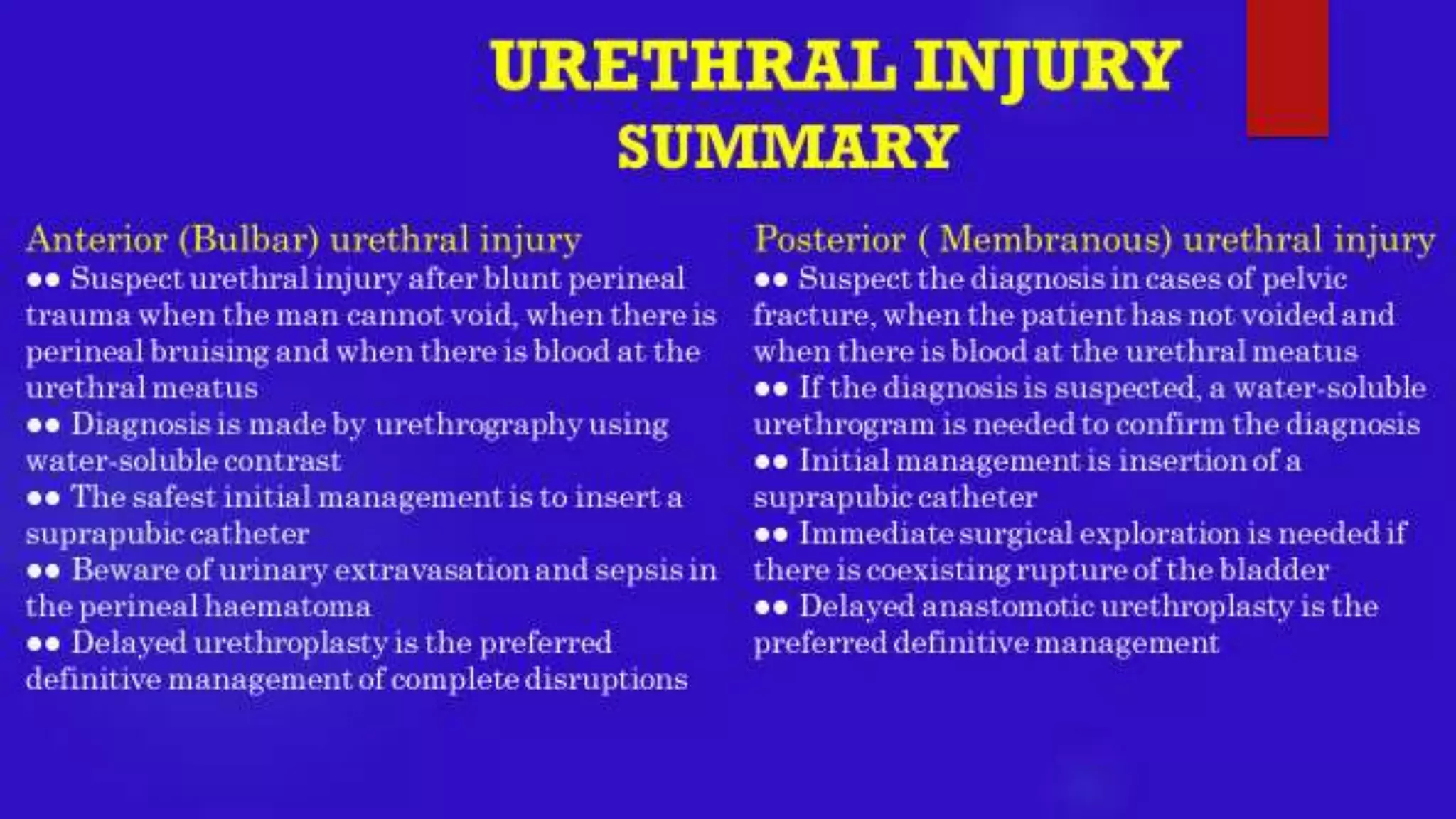 URETHRAL INJURY- Trauma Surgery | PPTX