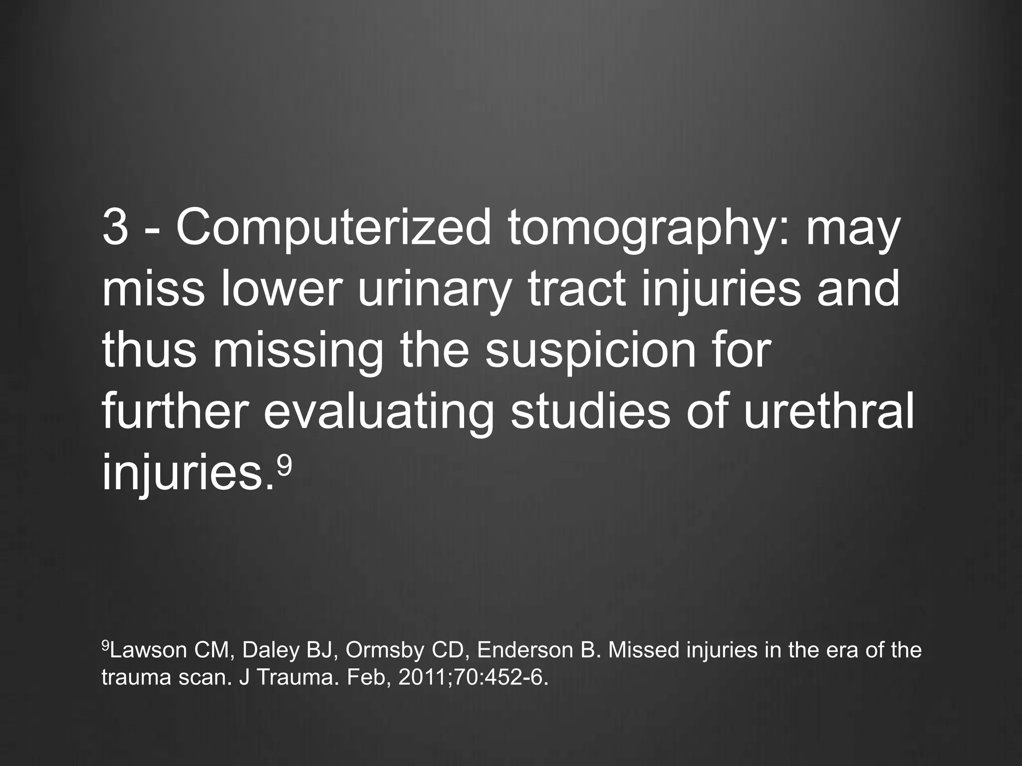 Urethral Injury and it's management and outcome | PPTX