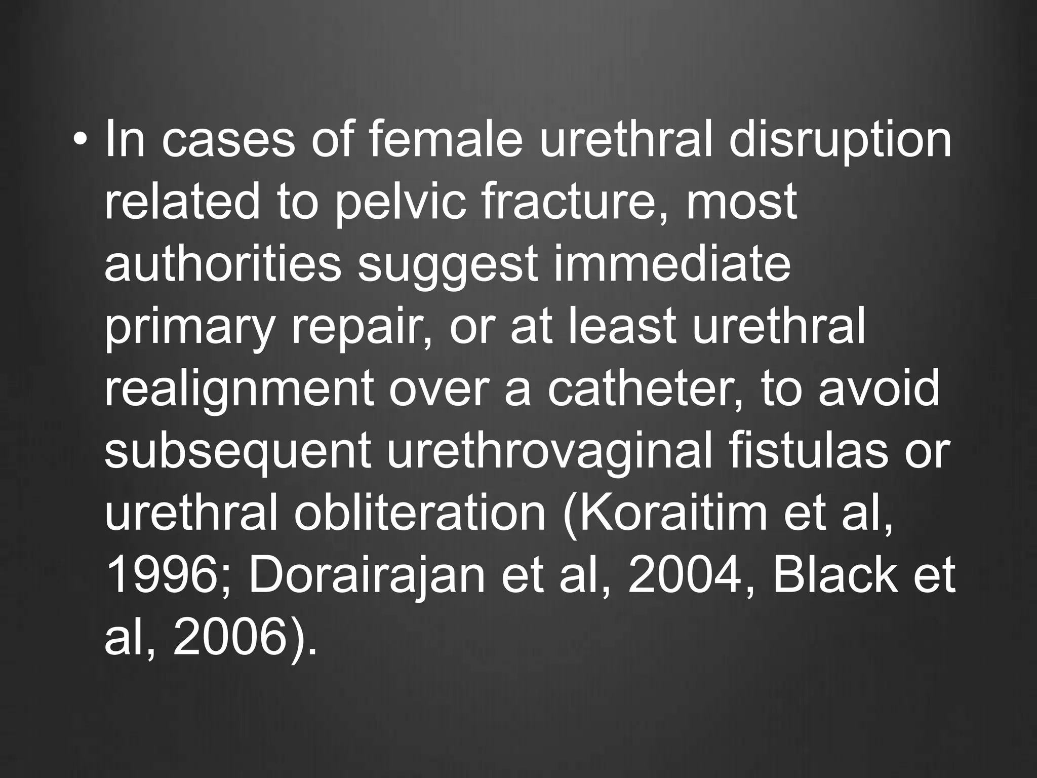 Urethral Injury and it's management and outcome | PPTX