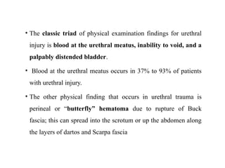URETHRAL INJURY: BRIEF SURGICAL MANAGEMENT | PPTX