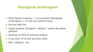 URETHRAL INJURY AND URETHRAL CARUNCLE.pptx