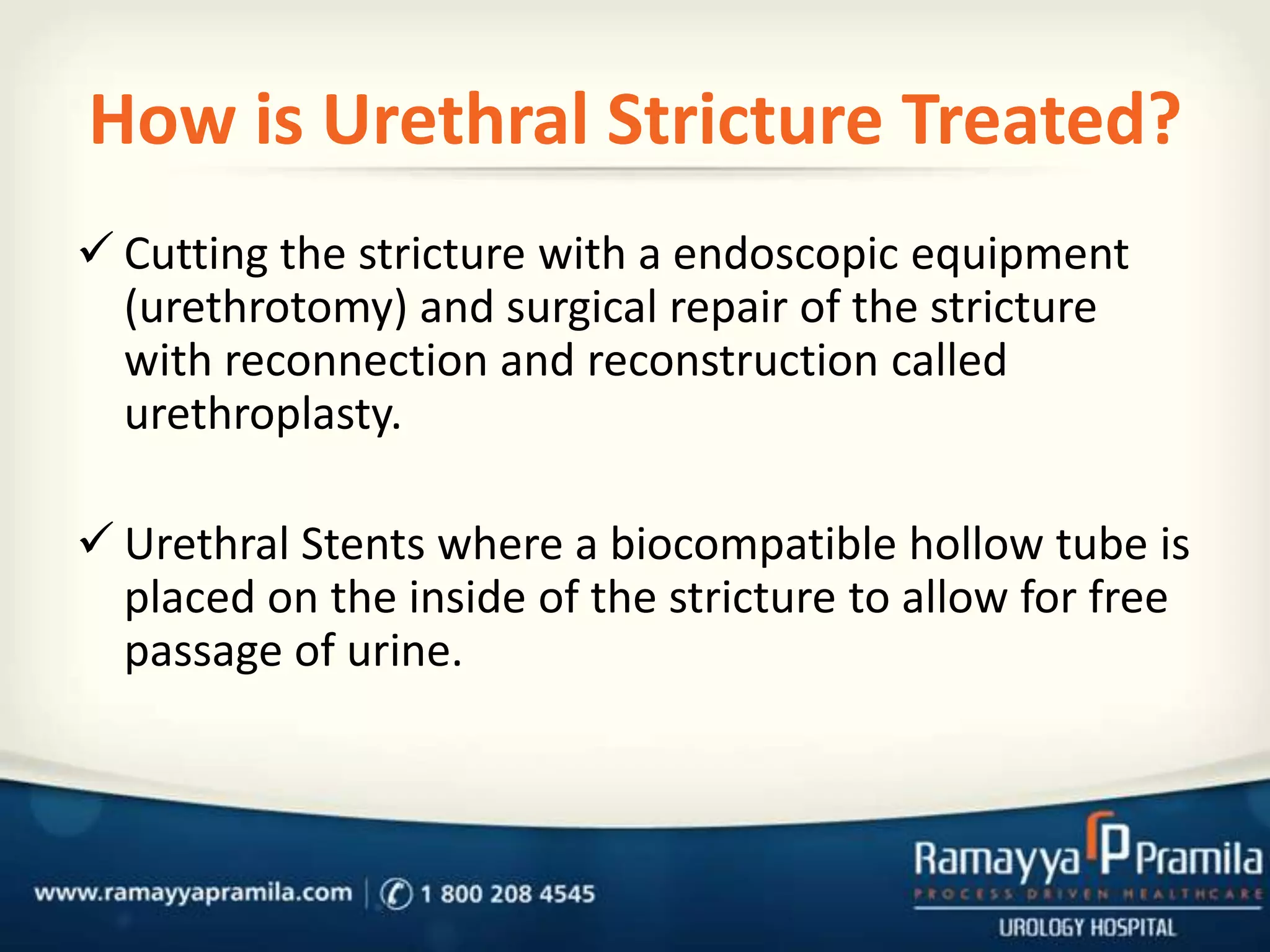 Urethral stricture | PPTX | Sexual Conditions | Sexual Health