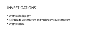 Urethral stricture | PPT