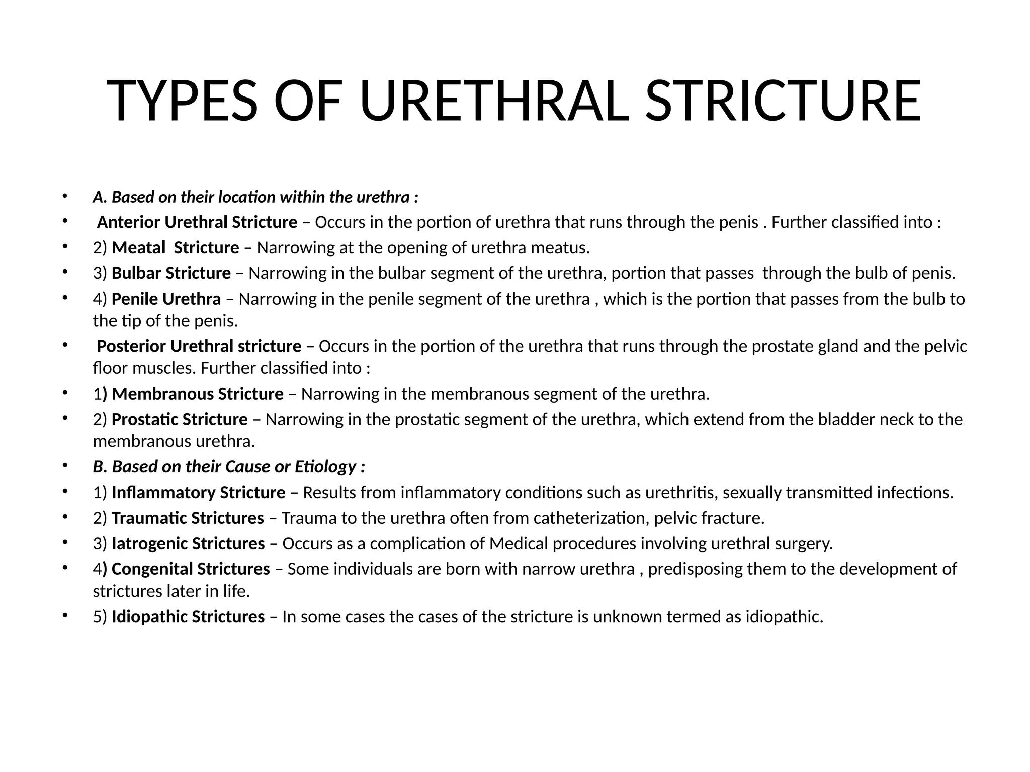 URETHRAL STRICTURE AND URETHRITIS full.pptx