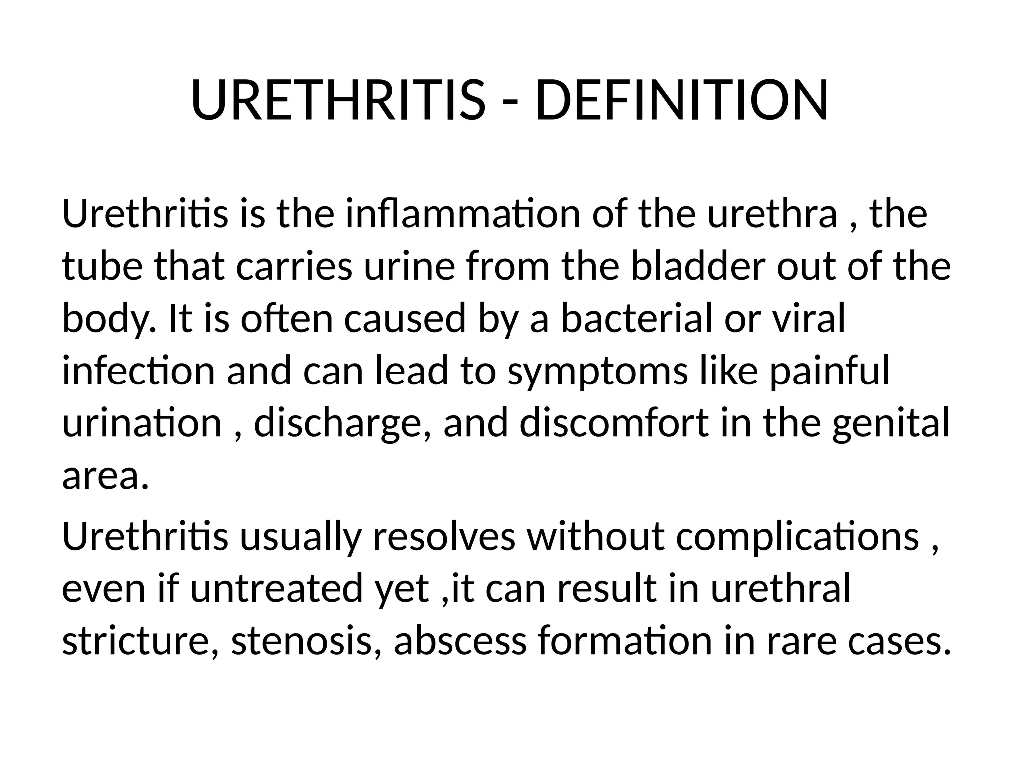 URETHRAL STRICTURE AND URETHRITIS full.pptx