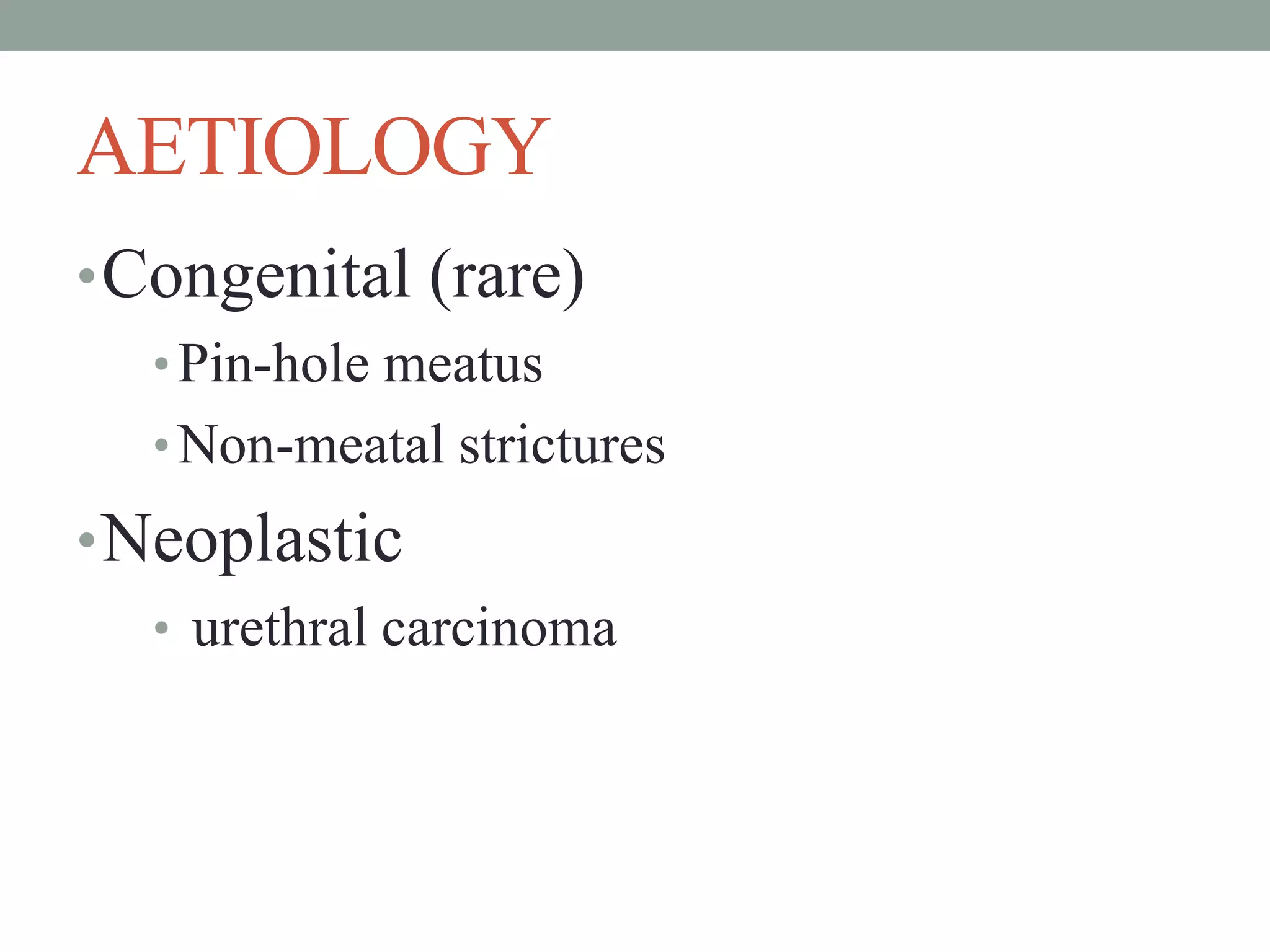 Pathology of Urethral strictures | PPTX