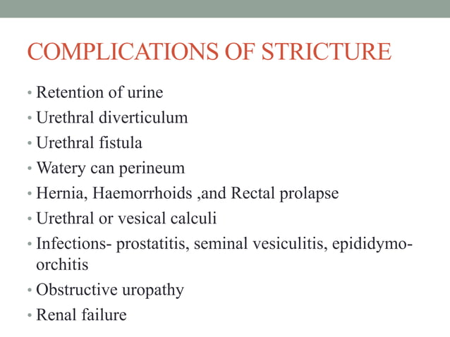 Pathology of Urethral strictures | PPTX
