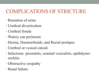Pathology of Urethral strictures | PPT