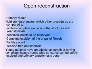 urology.Urethral strictures.(dr.ismaeel) | PPT