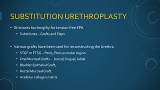 Urethral strictures | PPTX