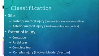Urethral trauma | PPTX