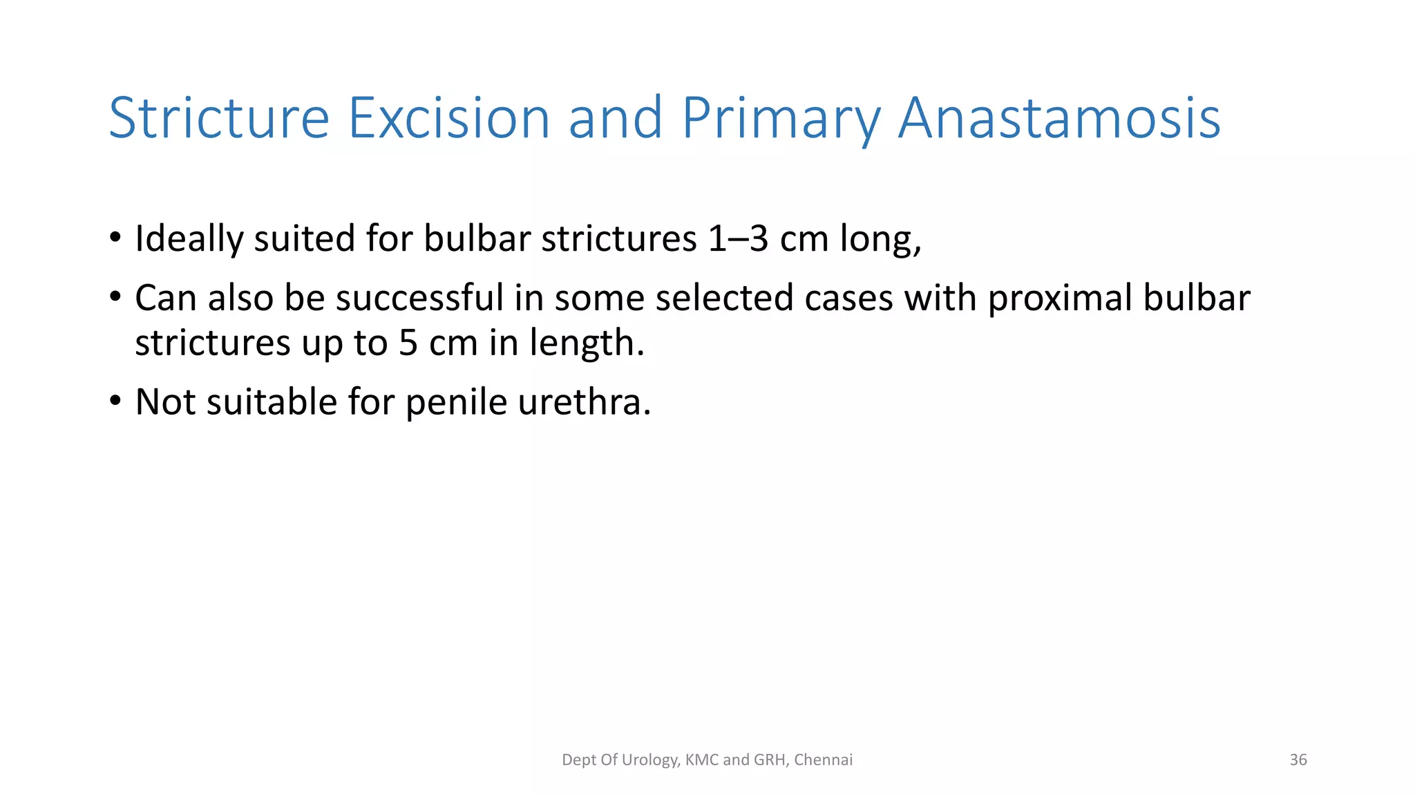 Urethra stricture overview | PDF
