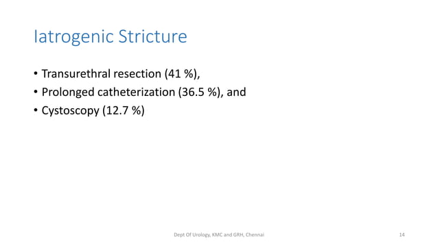 Urethra stricture overview | PDF | Sexual Conditions | Sexual Health