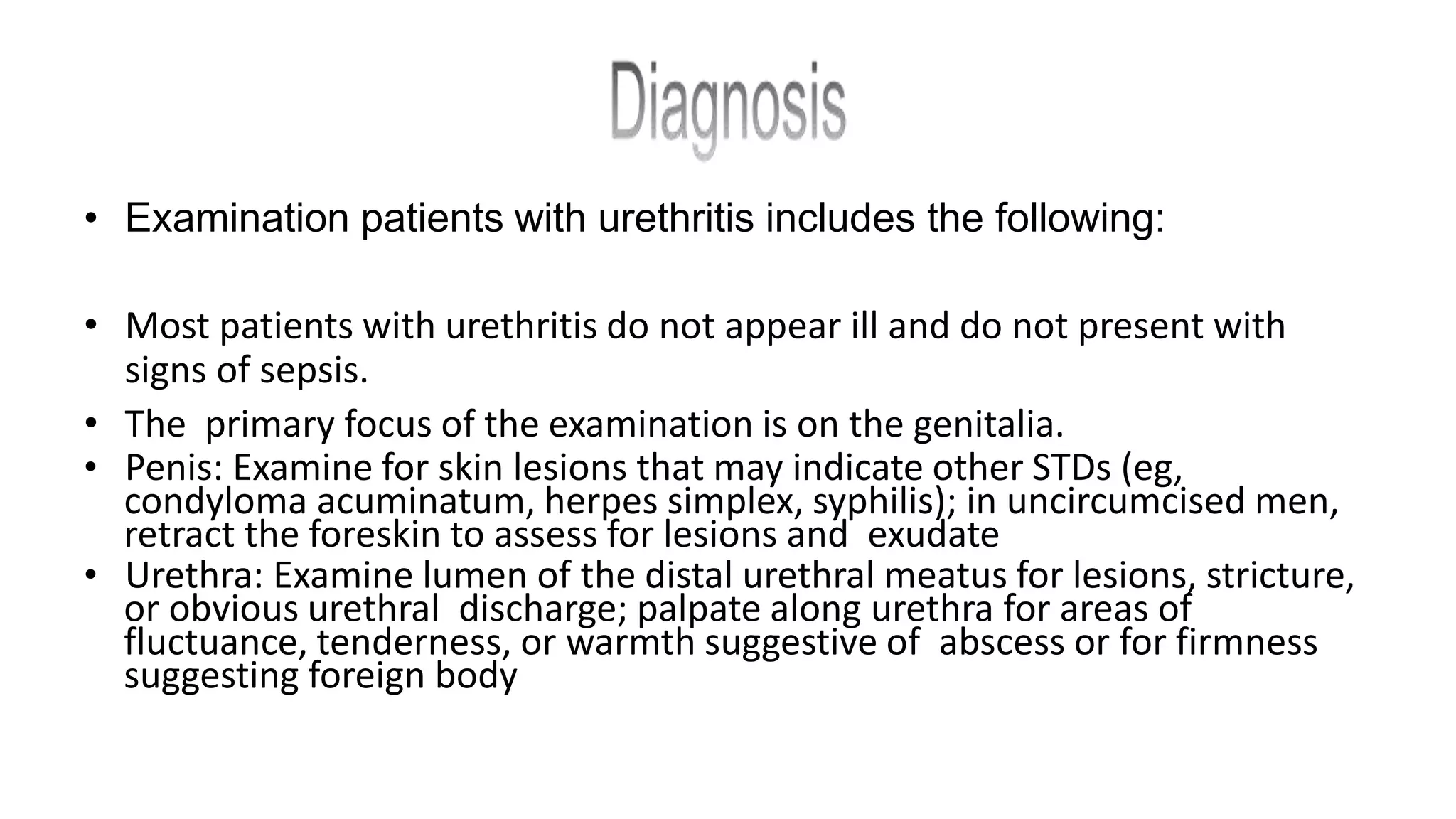 Urethritis | PPTX