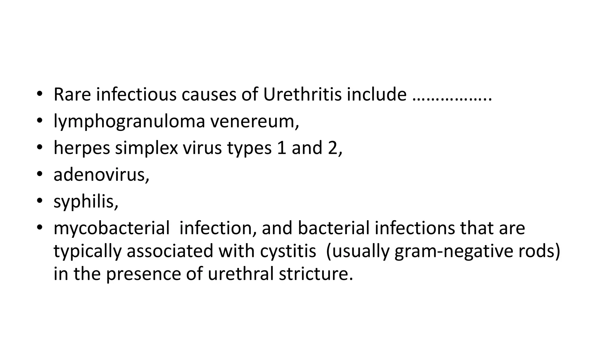 Urethritis Ppt