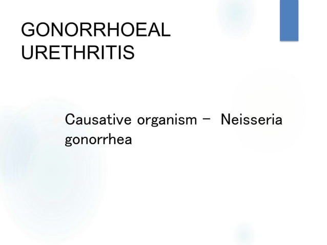 Urethritis | PPTX | Sexual Conditions | Sexual Health
