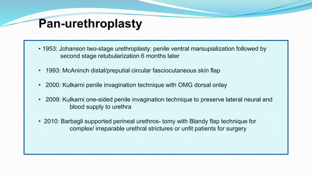 Urethroplasty principles and practicess.pptx | Surgery | Medical Health