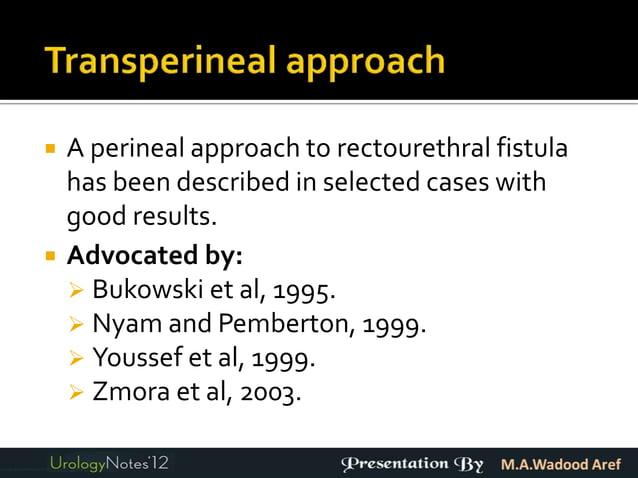 Urethrorectal fistula | PDF | Digestive Disorders | Diseases and Conditions