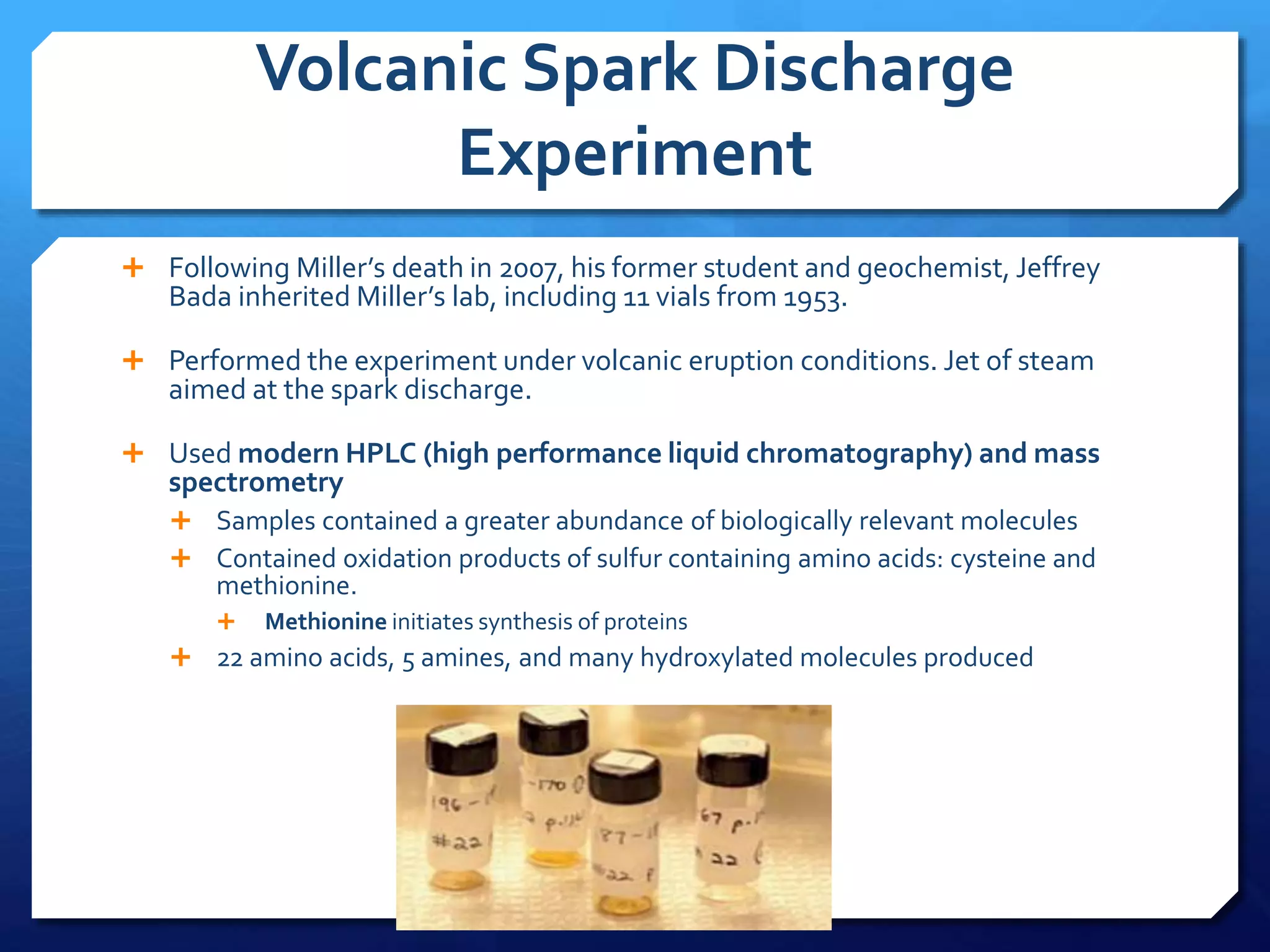 Urey Miller Experiment | PPTX