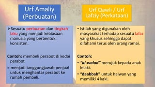 Uruf wal Adat | PPTX