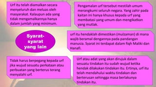 Uruf wal Adat | PPTX