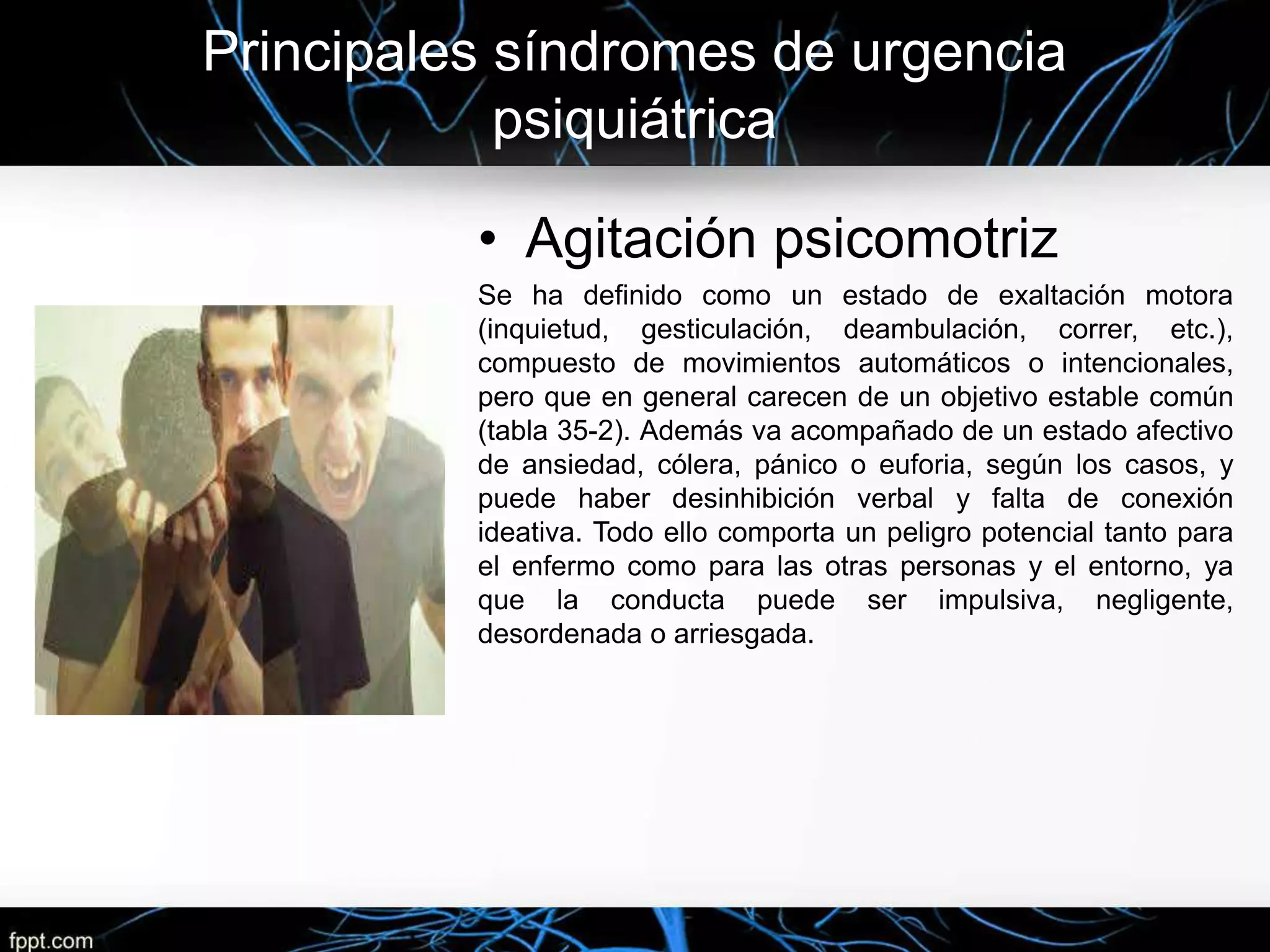 Urgencia psiquiatrica | PPTX