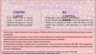 Diabetes-manejo odontológico | PDF