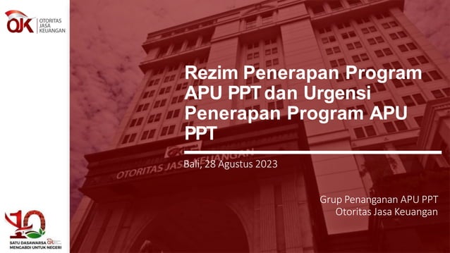 The Urgency of AML of Regime Financial ppt | PPTX