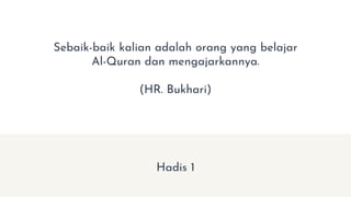 Urgensi Keutamaan Membaca Al-Quran | PDF