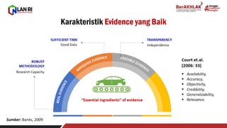 Urgensi Kebijakan Berbasis Bukti (Evidence-Based) | PDF