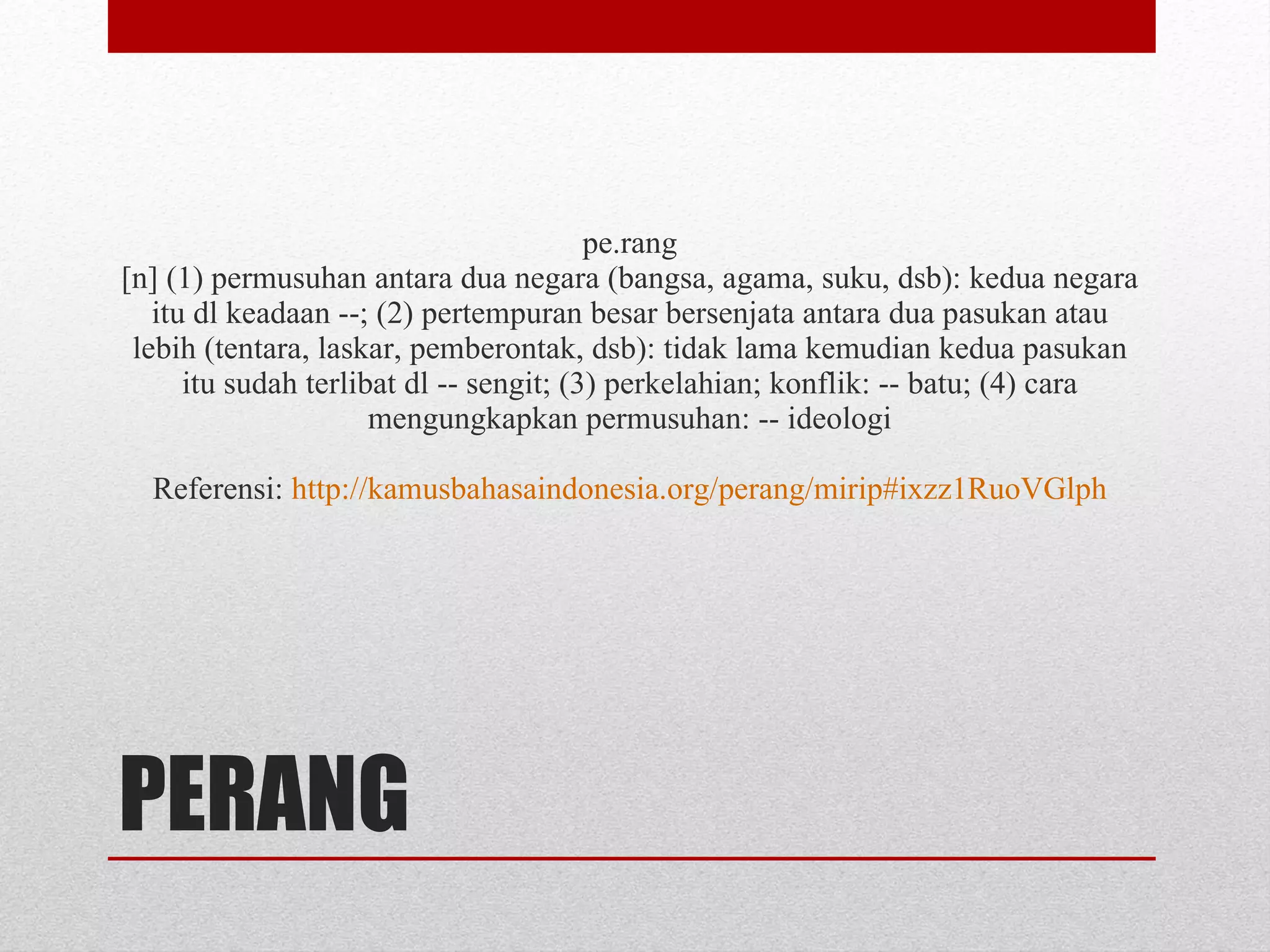 Urgensi perang dalam islam | PPT