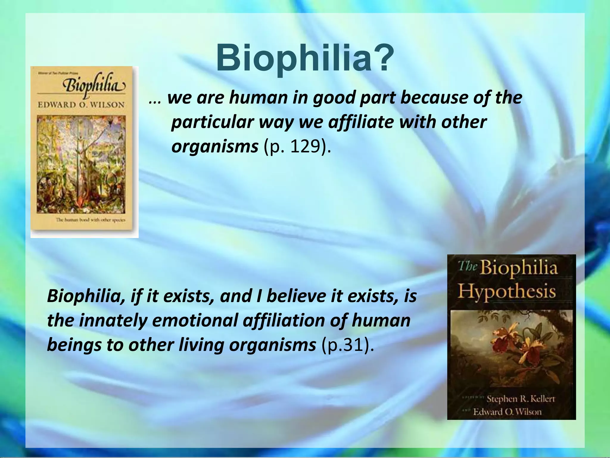 Urgent Biophilia - Resilience 2011 | PPTX