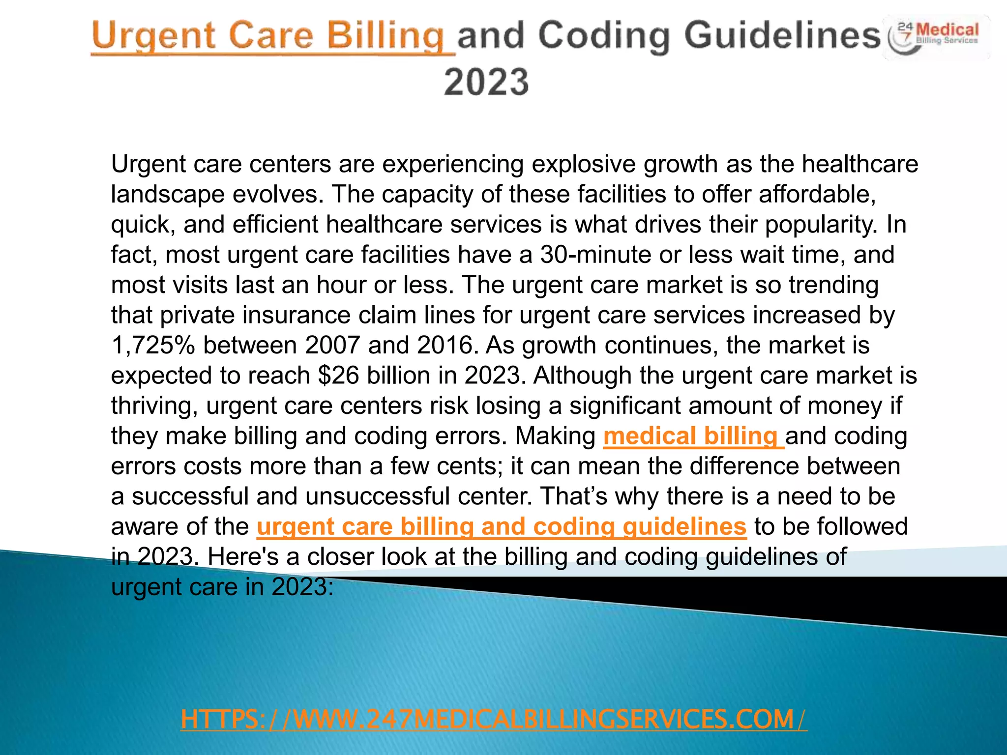 Urgent Care Billing and Coding Guidelines 2023.pptx