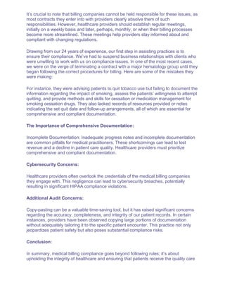 Urgent Care Billing Services, Revenue Cycle & EHR Services | PDF