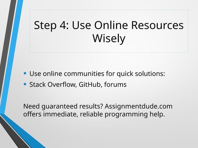 Struggling With Deadline Know How To Complete A Programming Assignment In Less Than 24 Hours Pptx