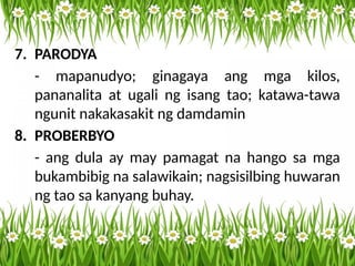 Uri ng Dula ayon sa dula sa filipino 3rd | PPTX