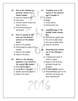 Urianry system booklet | PDF
