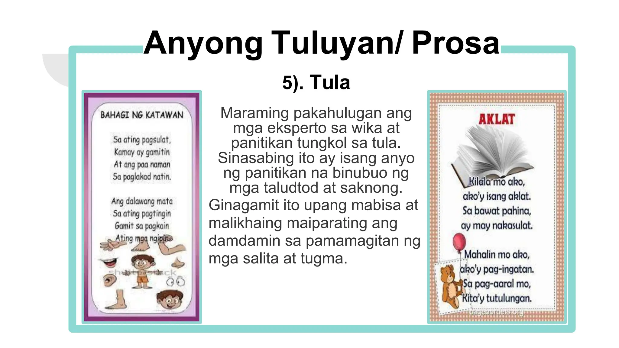 Uri at anyo ng panitikan at ang kahulugan nito | PDF