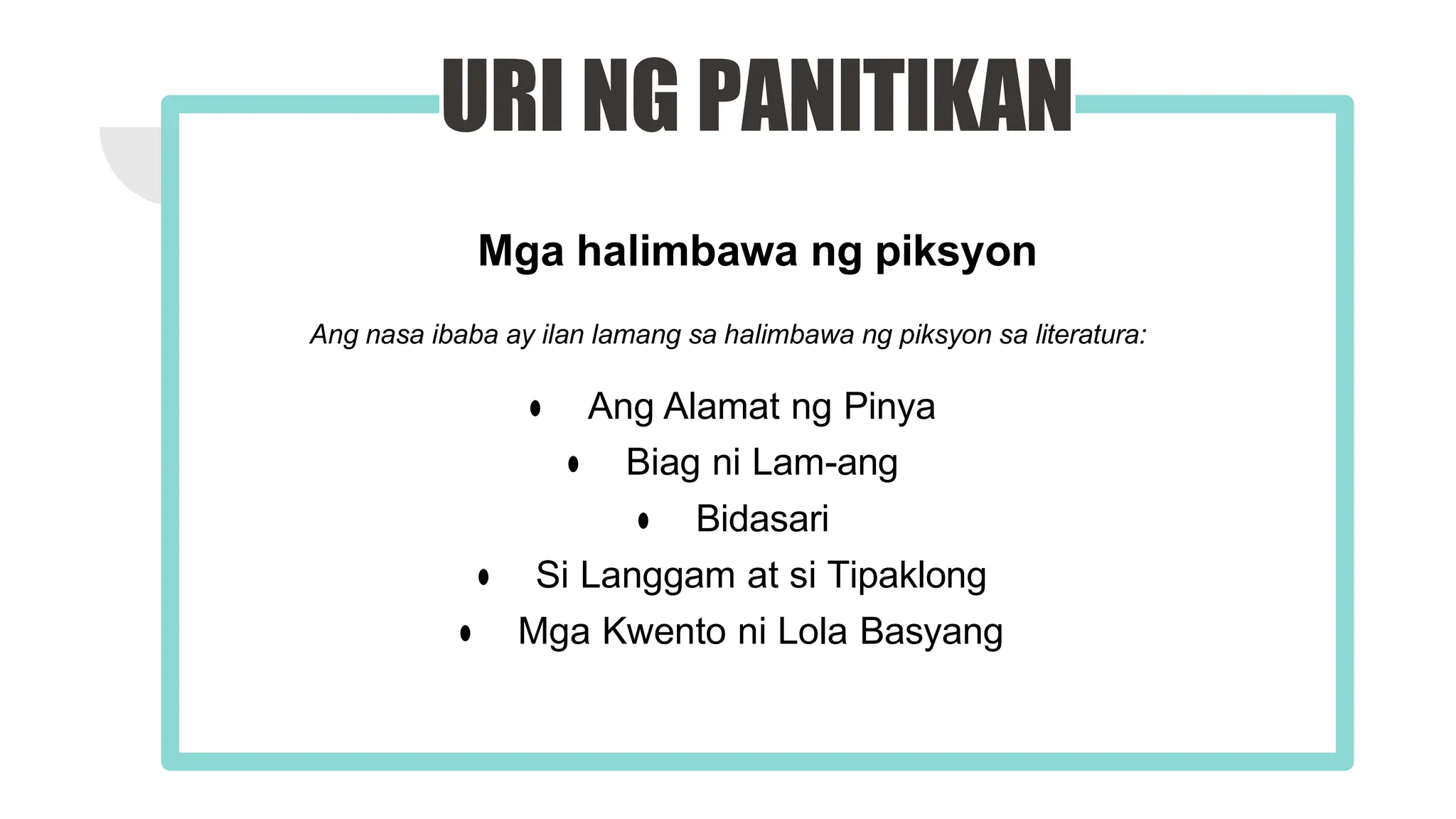 Uri at anyo ng panitikan at ang kahulugan nito | PDF