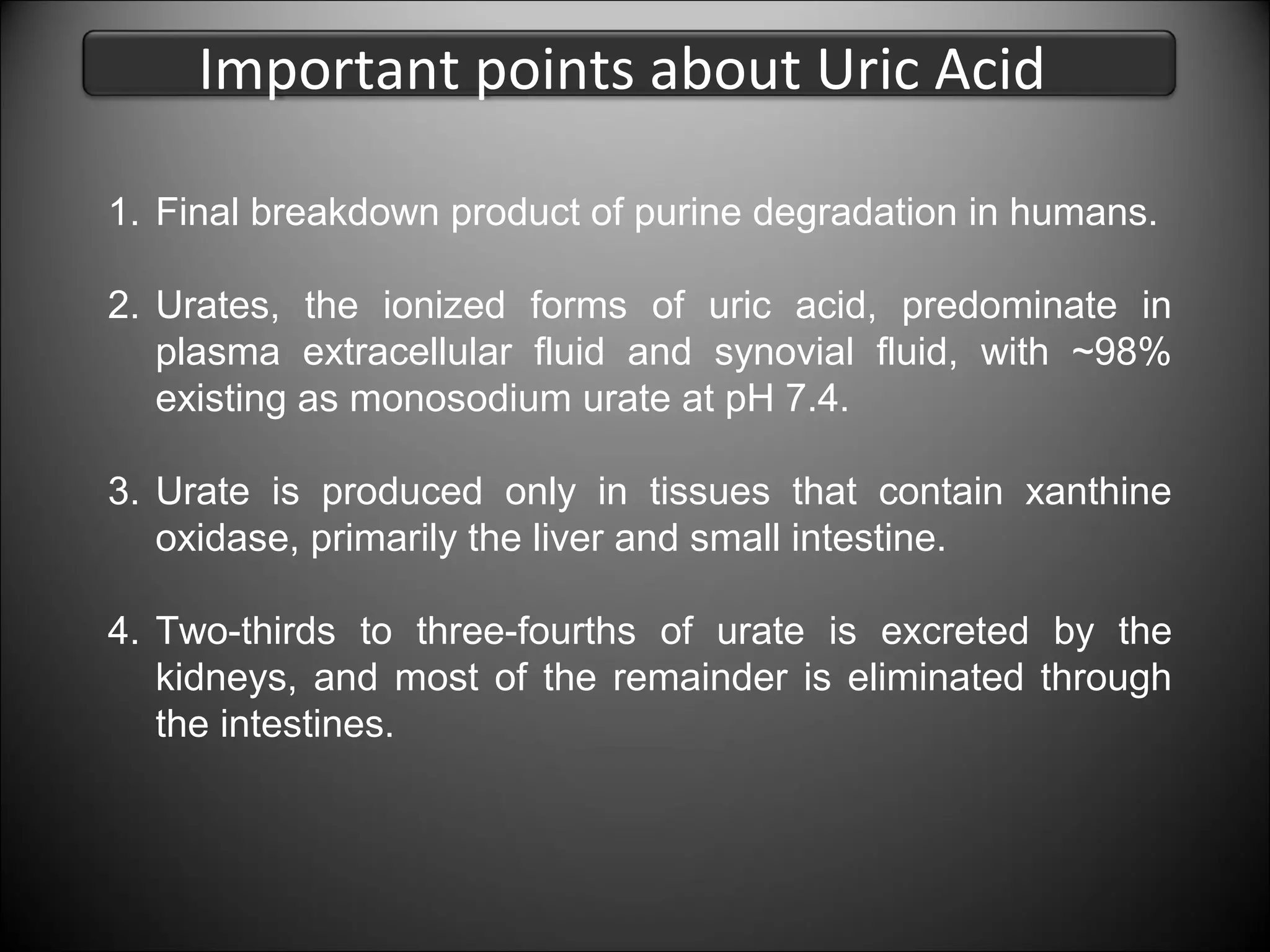 Uric acid | PPT