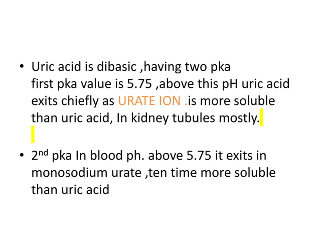 Uric acid | PPTX