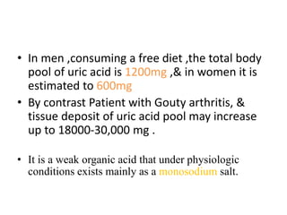 Uric acid | PPTX