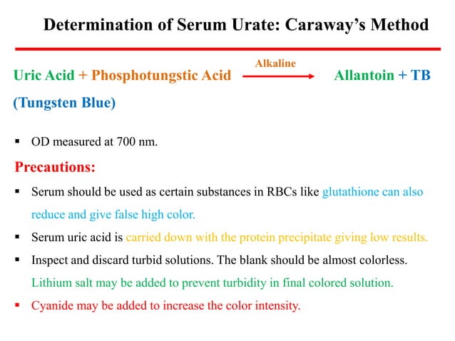 Uric Acid.pptx | Blood Disorders | Diseases and Conditions