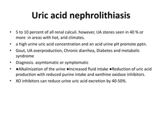 Uric acid disorders | PPTX | Digestive Disorders | Diseases and Conditions
