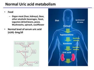Uric acid disorders | PPTX | Digestive Disorders | Diseases and Conditions