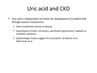 Uric acid disorders | PPTX | Digestive Disorders | Diseases and Conditions