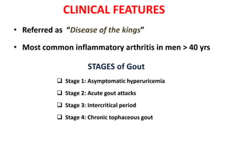 Uric acid metabolism and Gout | PPTX